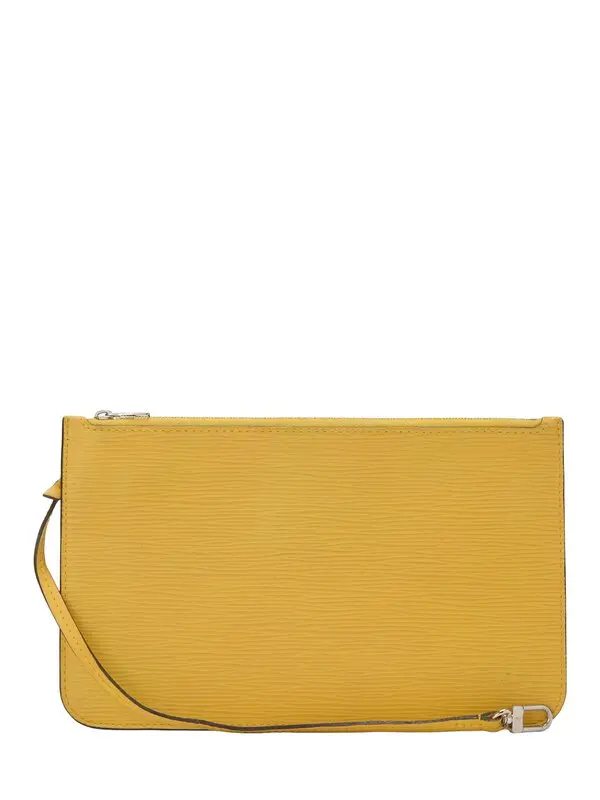LOUIS VUITTON Epi Neverfull Pouch - Yellow