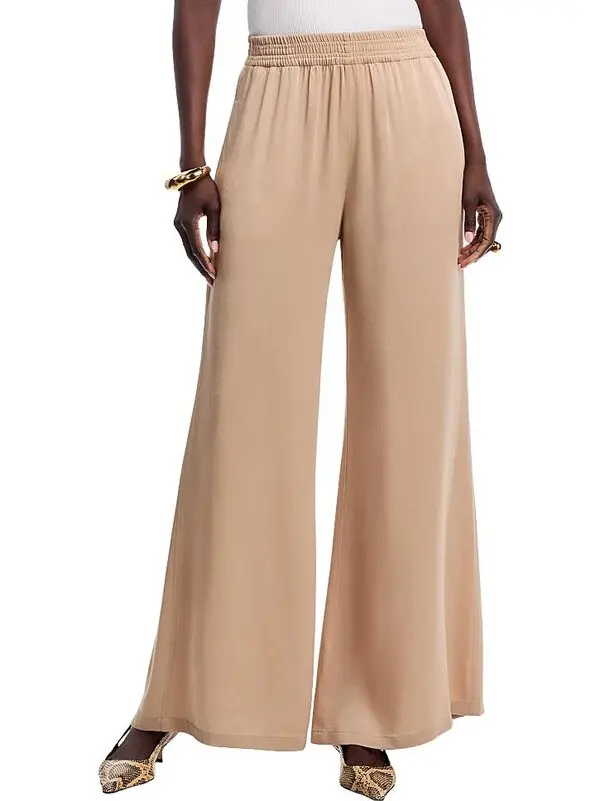 Fabiana Filippi Wide Leg Pull On Pants - Light Beige