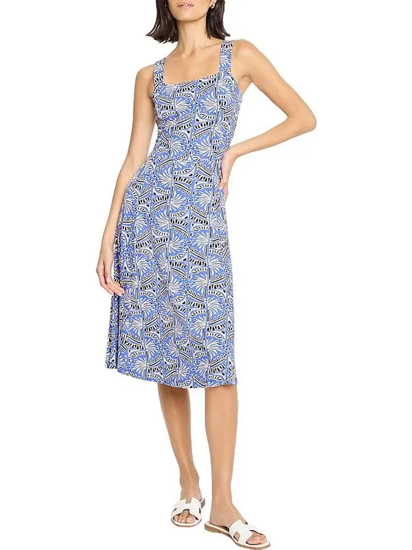 NIC+ZOE Dana Printed Dress - Blue Multi