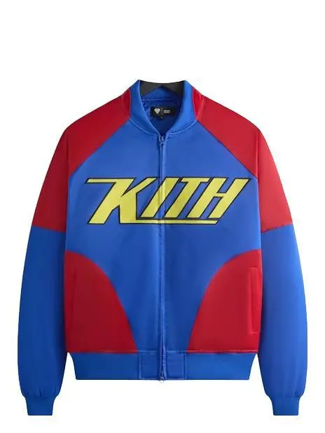 Kith X Superman Satin Bomber Jacket - Cyclone