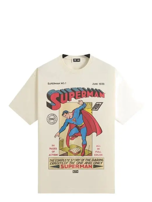 Kith X Superman No. 1 Vintage Tee Shirt - Sandrift