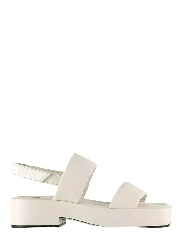 HOGL Lola Block-heel Slingback Sandals - White