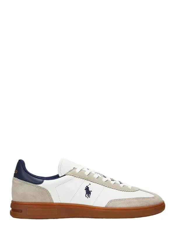 Polo Ralph Lauren Suede Sneakers - White