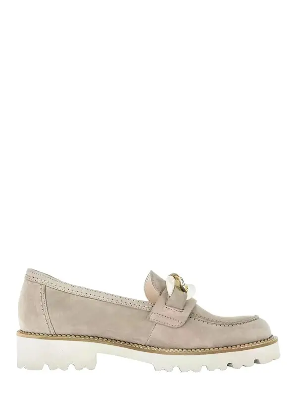 Gabor Chain-embellished Loafers - Neutrals
