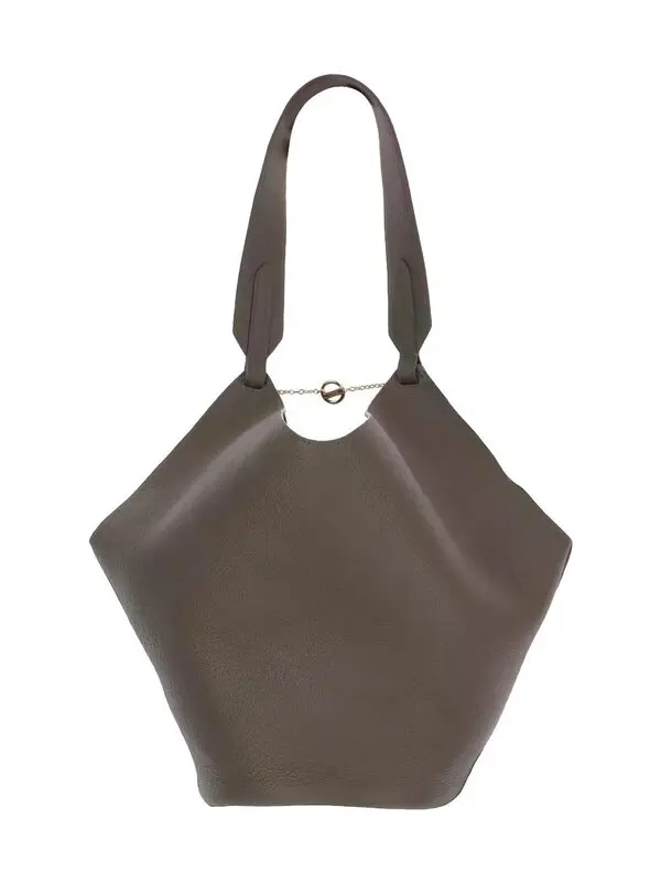 Khaite Leather Shoulder Bag - Grey