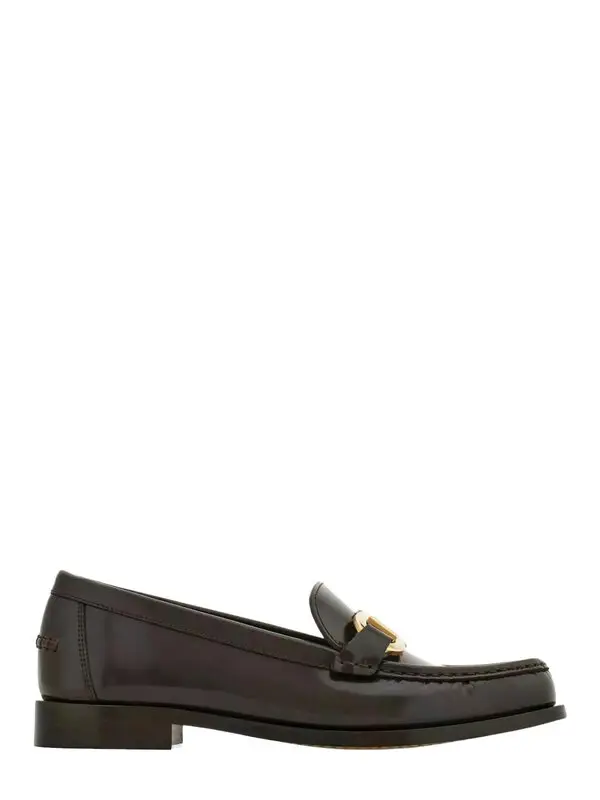 FERRAGAMO Leather Loafers - Brown