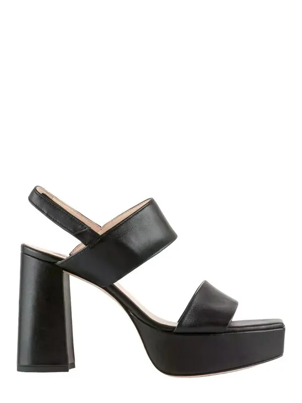 HOGL 80mm Cindy Platform Sandals - Black