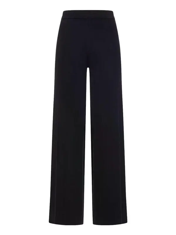 Max Mara Lama High-waisted Trousers - Black