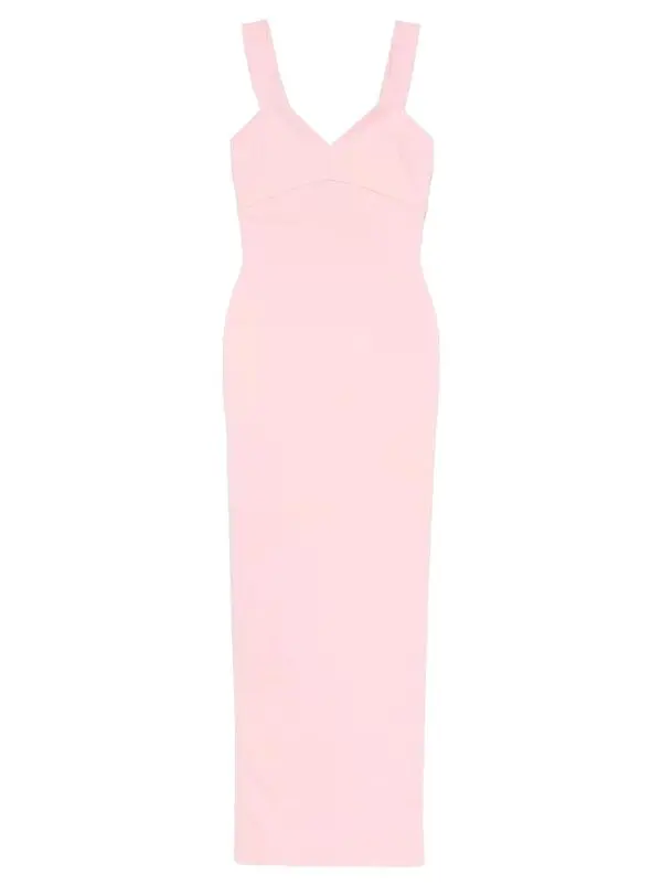 Solace London V-neck Sleeveless Dress - Pink
