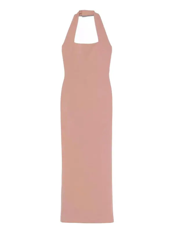 Solace London Sleeveless Halterneck Dress - Pink