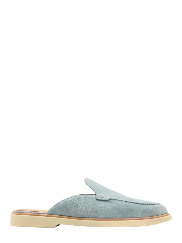 Magnanni Suede Mules - Blue