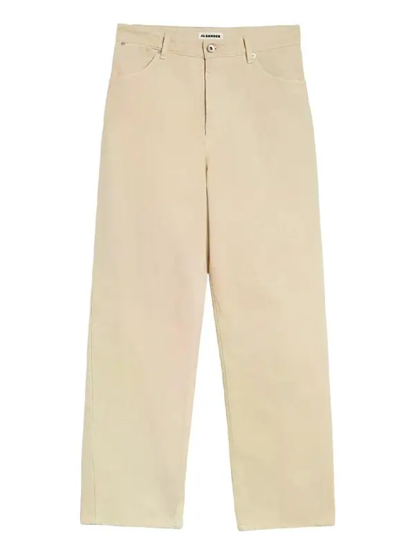 JIL SANDER Logo-patch Jeans - Neutrals