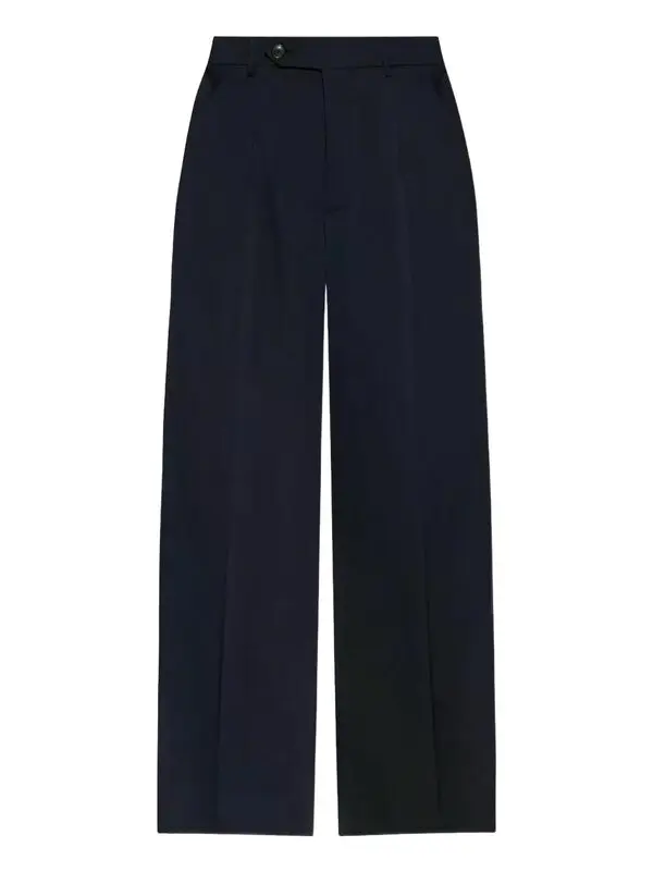 VIVIENNE WESTWOOD Wool Wide-leg Trousers - Blue