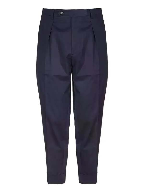 BERWICH Pleated Trousers - Blue