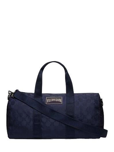 Vilebrequin 48h Monogram Travel Bag - Blue