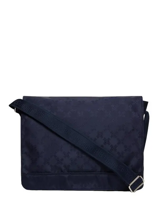 Vilebrequin Messenger Bag Turtle Monogram - Blue