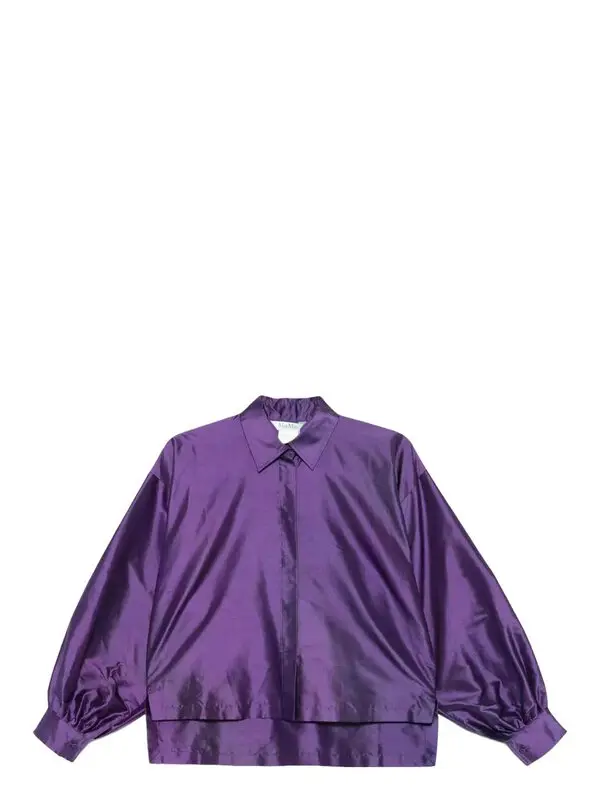 Max Mara Silk Blouse - Purple
