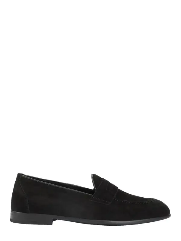 Brioni Appia Suede Loafers - Black