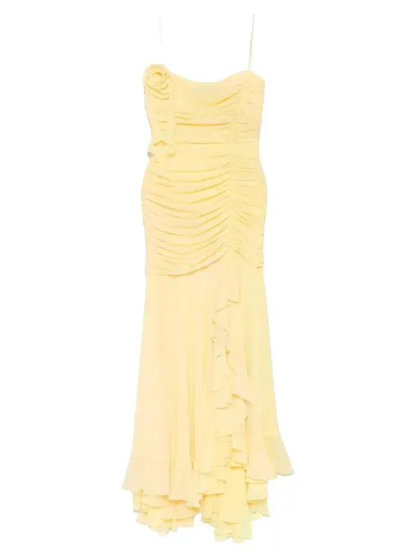 DE LA VALI Rosado Maxi Dress - Yellow