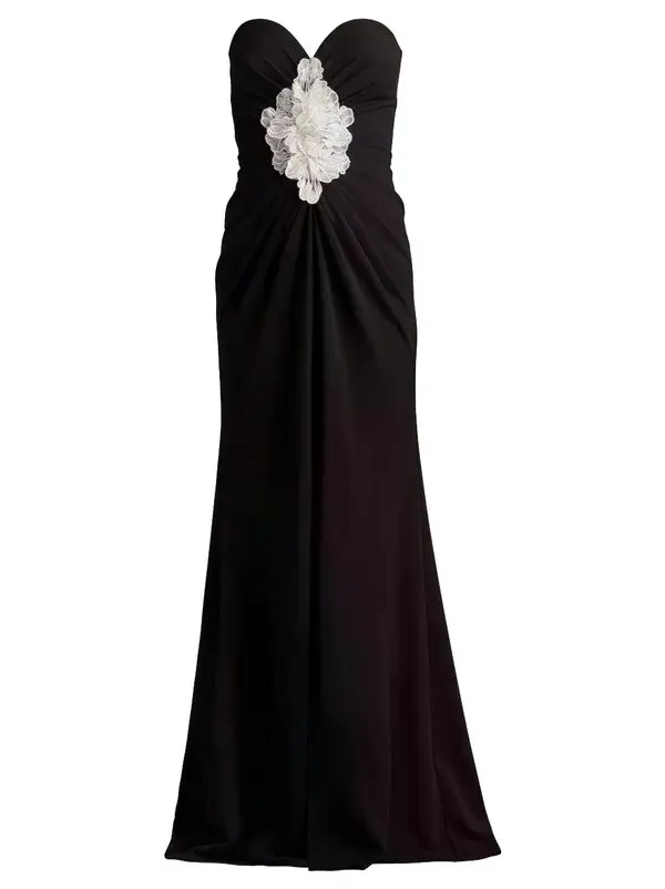 Tadashi Shoji Strapless Gown - Black