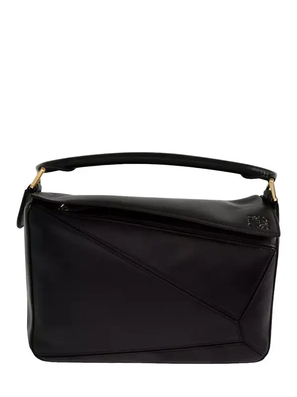 Loewe Panelled Handbag - Black