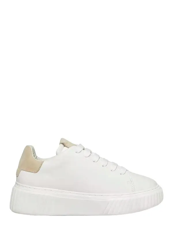 Marc O'polo Leather Platform Sneakers - White