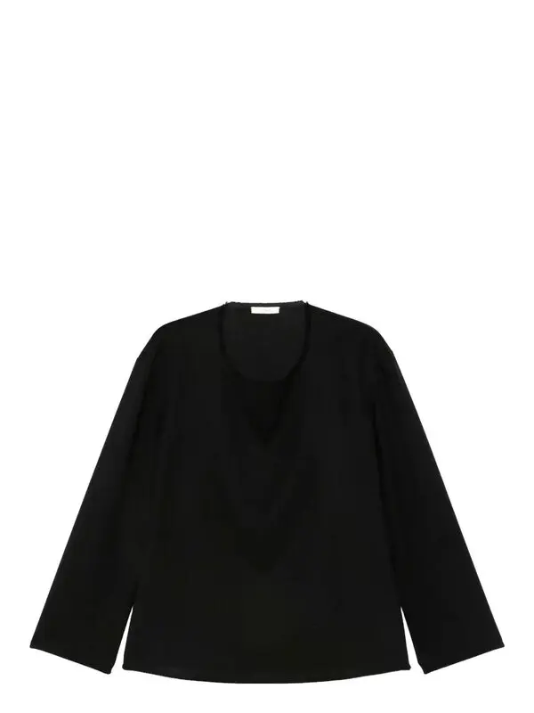 THE ROW Cattaleya Blouse - Black