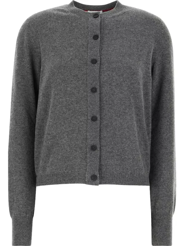 FERRAGAMO Buttoned Cardigan - Grey