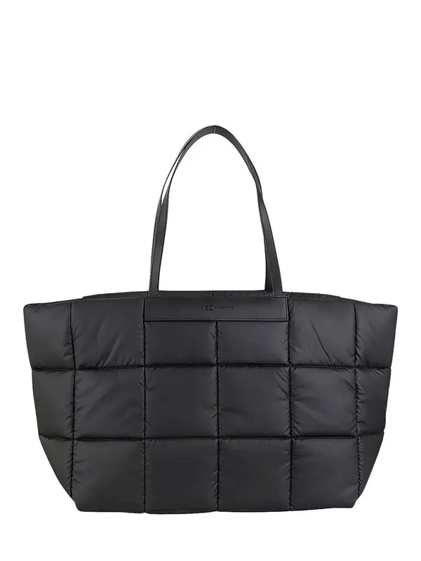 VEECOLLECTIVE Quilted Tote Bag - Black