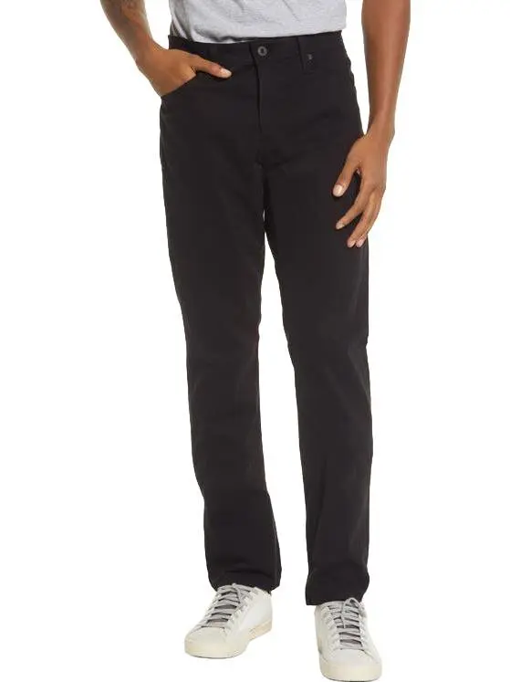 Ag Everett Slim Straight-leg Pants - Super Black