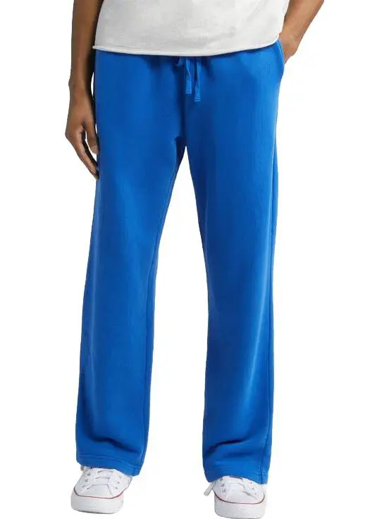 ELWOOD Core Organic Cotton Straight Leg Sweatpants - Vintage Cobalt