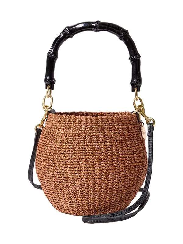 Clare V. Petite Pot De Miel Top Handle Bag - Dulce De Leche