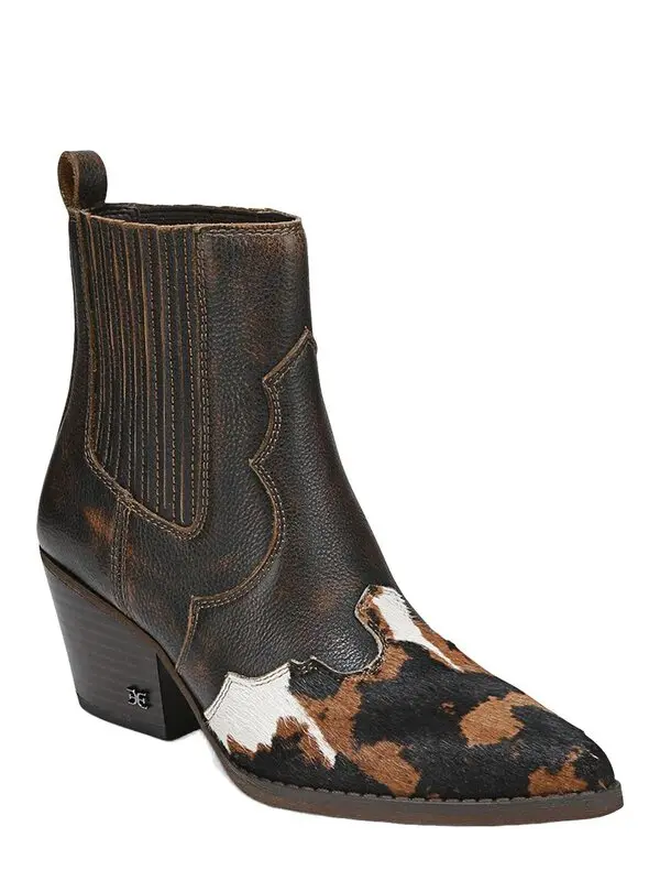 Sam Edelman West Bootie - Brown Multi