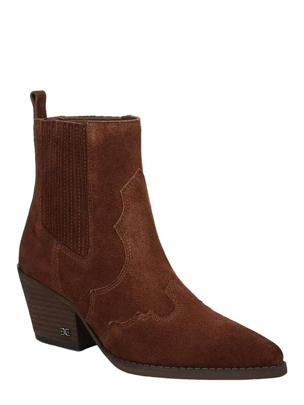 Sam Edelman West Bootie - Dark Toffee