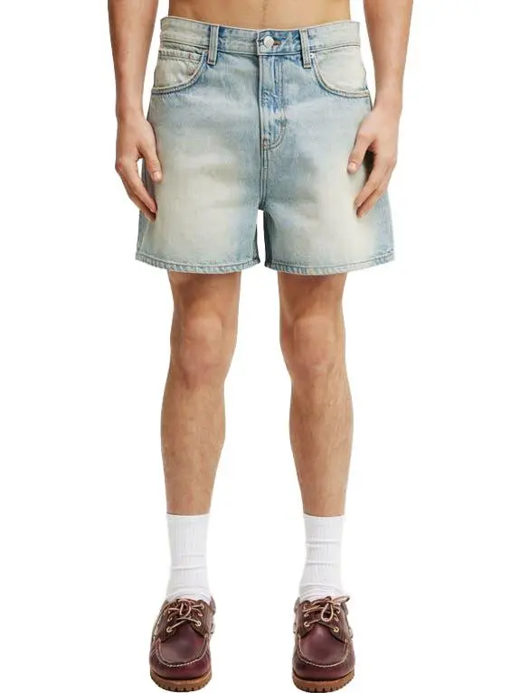 COTTON ON Denim Short Short - Halen Blue