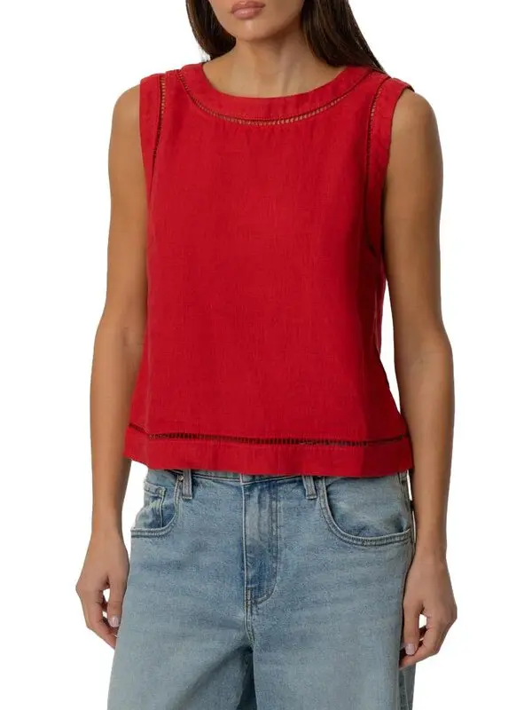 Kut From The Kloth Joanne Sleeveless Top - Tomato