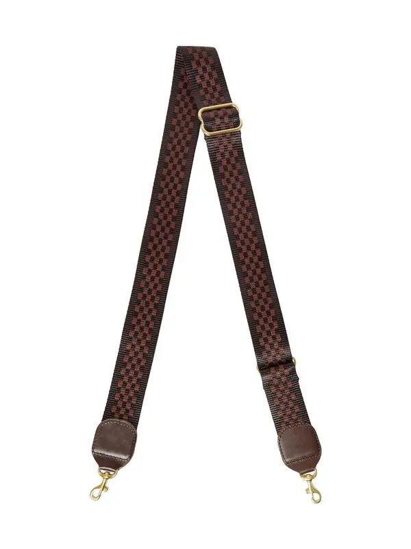 Clare V. Adjustable Crossbody Strap - Chocolate