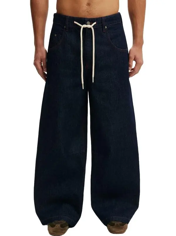 COTTON ON Y2k Super Wide Leg Jeans - Depth Blue