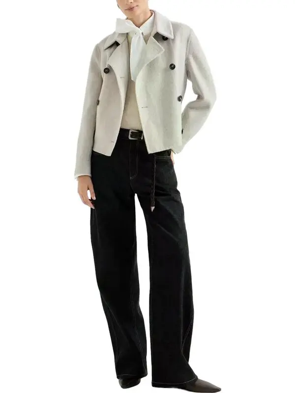 Brunello Cucinelli Brushed-finish Jacket - Neutrals