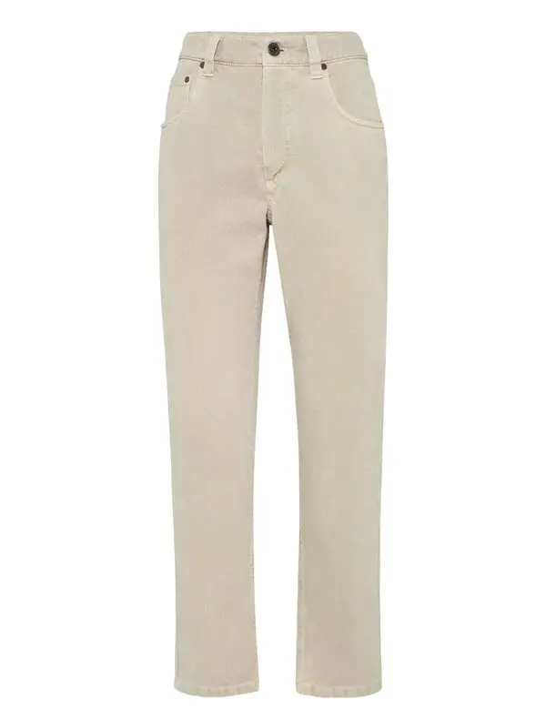 Brunello Cucinelli Straight-leg Trousers - Neutrals