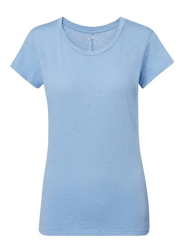 Velvet By Graham & Spencer Odelia Cotton T-shirt - Blue