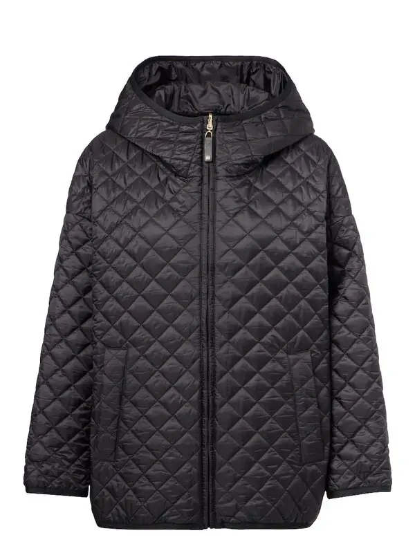 Max Mara The Cube Leo Quilted Jacket - Black