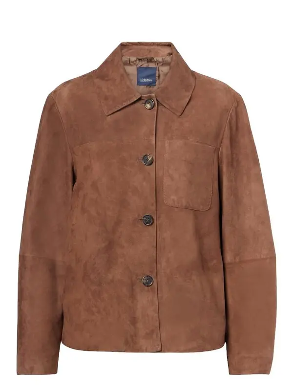 Max Mara Suede Overshirt - Brown