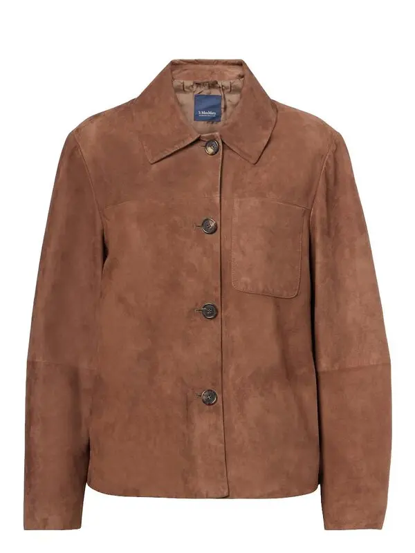 Max Mara Suede Overshirt - Brown