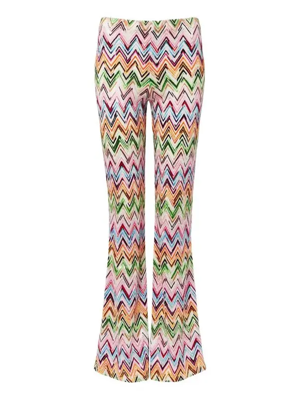 Missoni Zigzag High-rise Flared Pants - Multicoloured