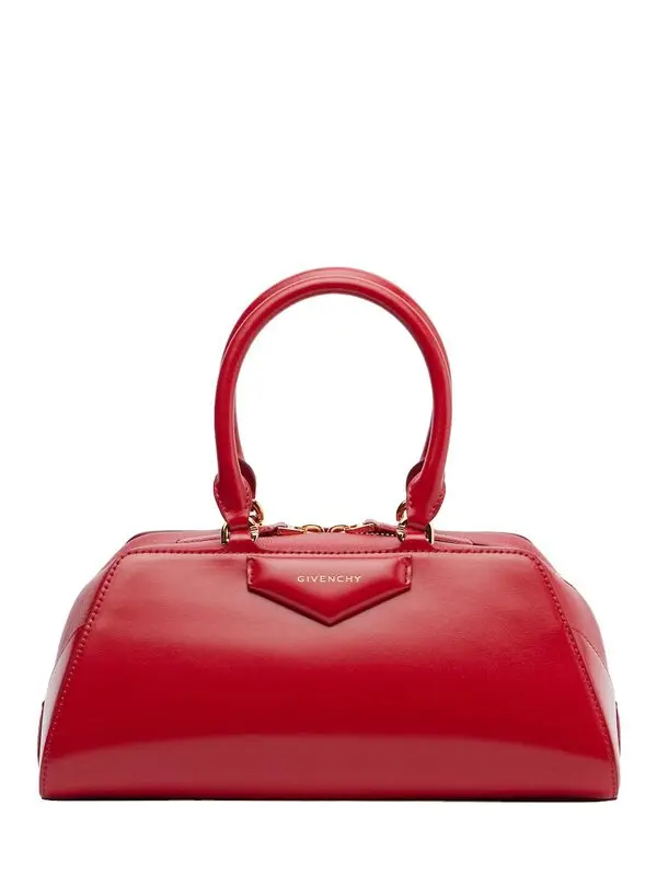 Givenchy Antigona East-west Small Leather Tote Bag - Red