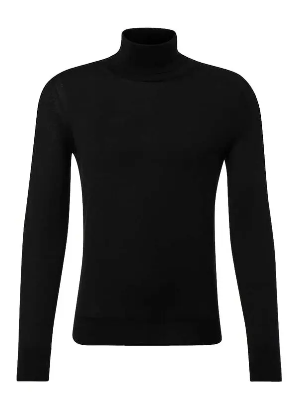TOM FORD Cashmere And Silk Turtleneck Sweater - Black