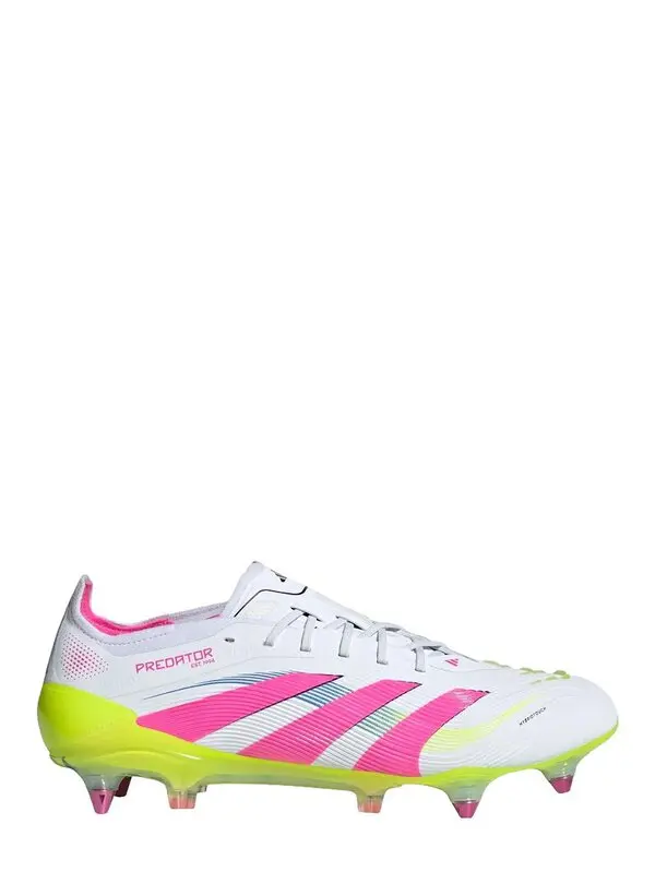 Adidas Predator Elite Sg - Cloud White/lucid Pink/lucid Lemon