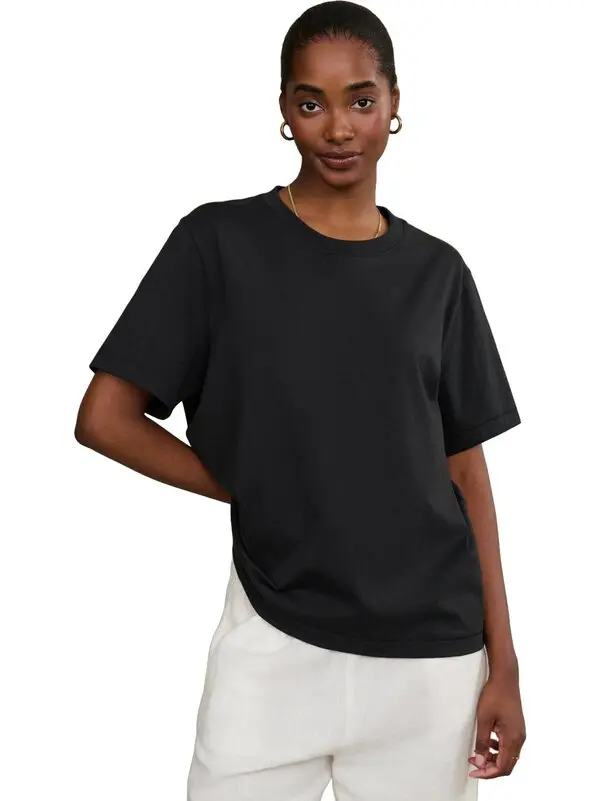 Jenni Kayne California Relaxed Tee - Black