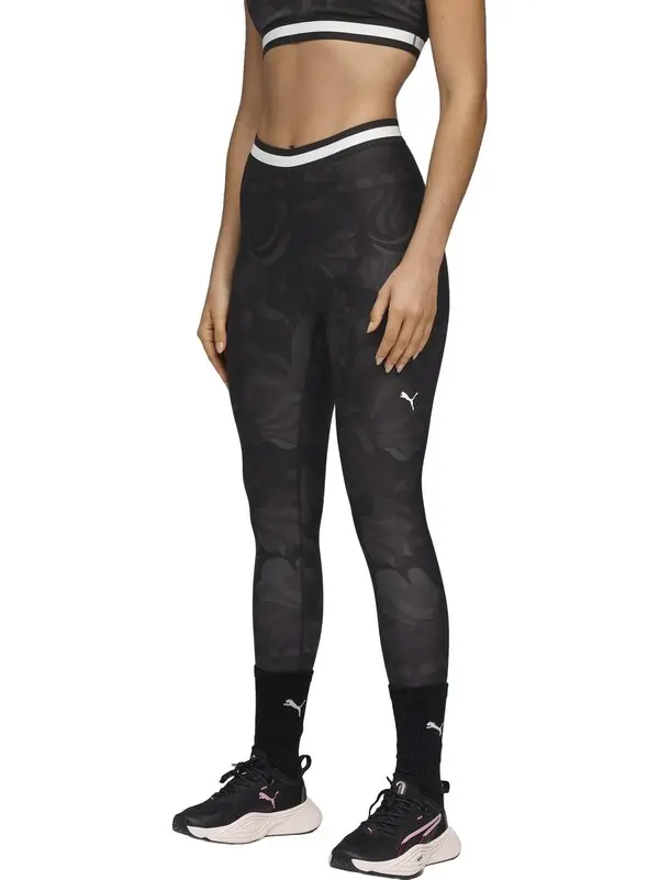 PUMA Strong High-waist 7/8 Training Tights - Black